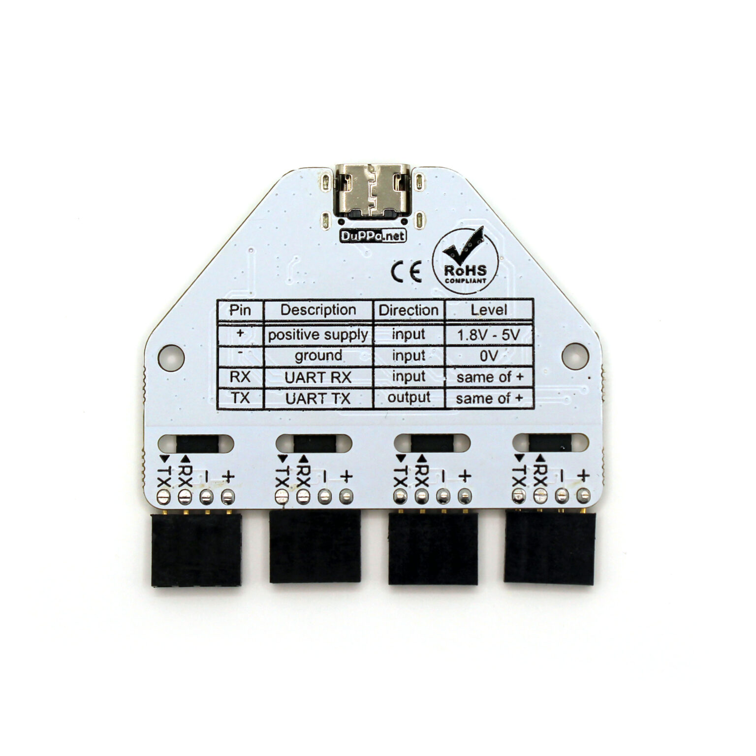 Isolated 4 port USB to TTL UART FTDI – DuPPa Isolated 4 port USB to TTL UART FTDI – DuPPa
